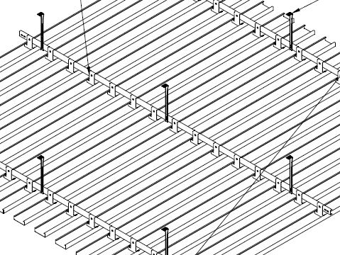 SAS810 Tricell Open Cell Ceilings